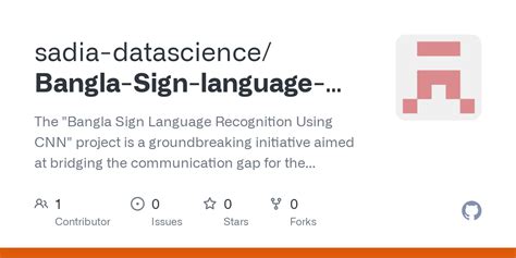 Github Sadia Datasciencebangla Sign Language Recognition The Bangla Sign Language