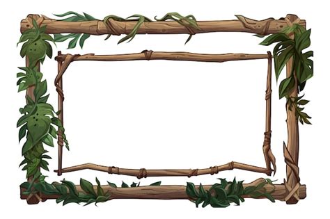 Vecteurs Et Illustrations De Cadre Jungle Png En Téléchargement Gratuit