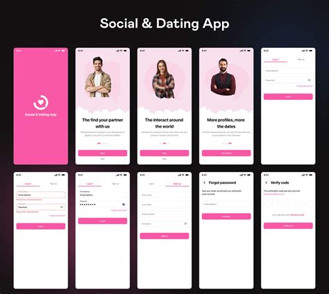 Linklove Ui Template Social Match And Chat App In Flutter Dating App Cupidconnect Template