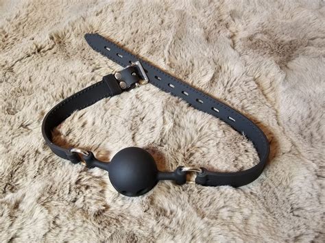 Silicone Ball Gag Bdsm Bondage S M Etsy