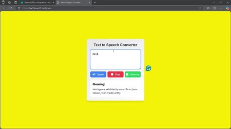 sri sanjeevi on linkedin webdevelopment texttospeech