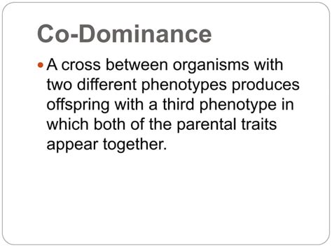 Non Mendelian Inheritance Pptx