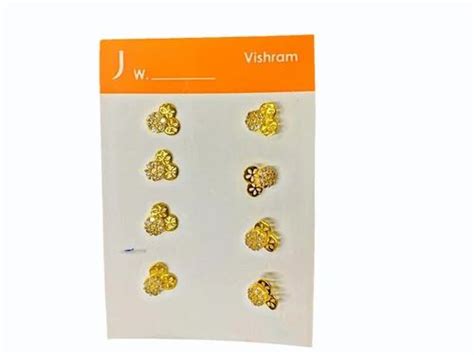 22k 0135 Gm Gold Noise Pins At ₹ 7400piece In Rajkot Id 2852224639797