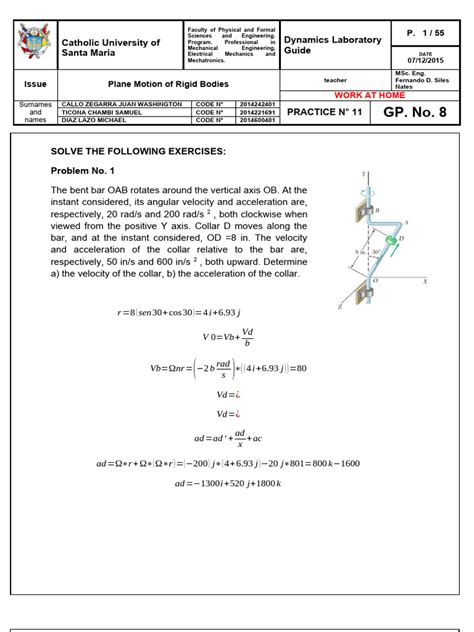 Dynamic Exercises Pdf