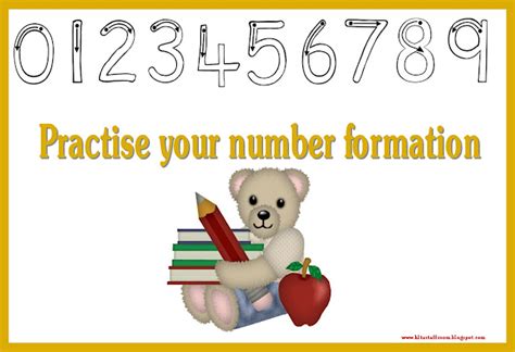 Debbie S Resource Cupboard Practise Number Formation