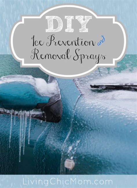 DIY Ice Prevention Spray And Ice Removing Windshield Spray Living Chic Mom