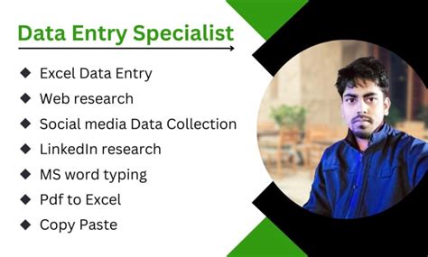 Do Excel Data Entry Ms Word Typing Social Media Data Collection And