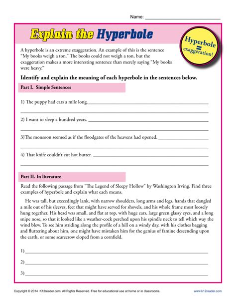 Hyperbole Examples Sentences