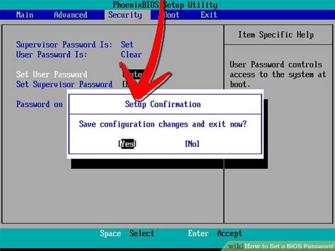 How To Set A Bios Password On Your Laptop 7 Steps With Pictures