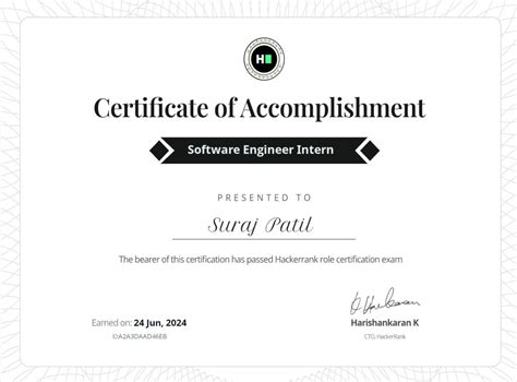 Suraj Patil On Linkedin Thrilled To Announce That I Have Been Awarded A Certificate Of