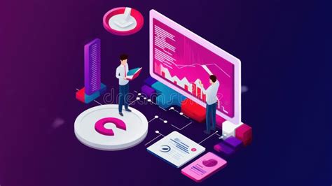 Data Analysis And Visualization Stock Illustration Illustration Of Computer Performance 367291842