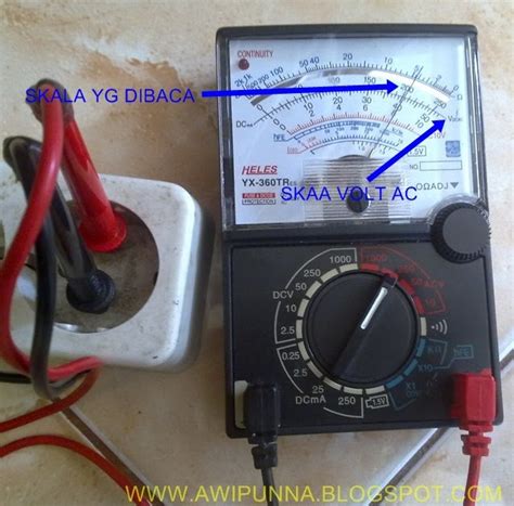 Arwis Blog Cara Menggunakan Avo Meter Analog