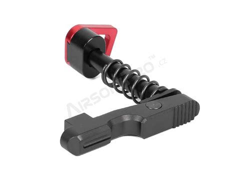 Selector Switch M4 M16 Cnc Magazine Catch For M4 Series Red Airsoftpro Cz