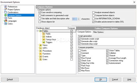 EMS DB Comparer For MySQL Download Softpedia