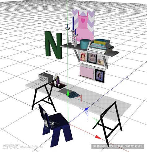 C4d模型 桌子设计图 其他模型 3d设计 设计图库 昵图网