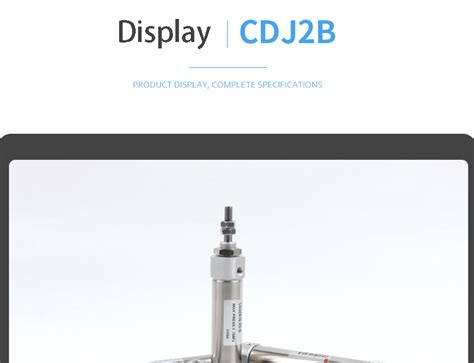 Cdj2b Type Double Acting Pneumatic Air Cylinder One Stop Supplier For