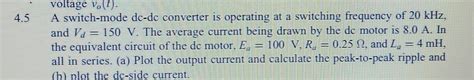 Solved Plot The Voltage And Current Waveforms On Both Sides Chegg