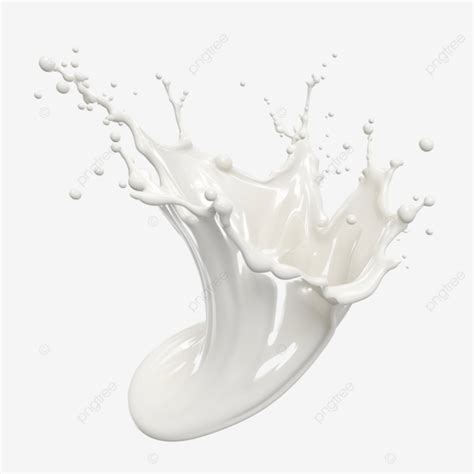 우유 밝아진 격리 된 3d 렌더링 그림 우유 튀김 하락 Png 일러스트 및 이미지 에 대한 무료 다운로드 Pngtree