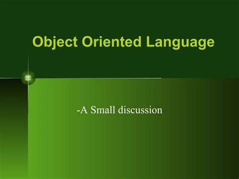 Oops Concepts Object Oriented Programming Concepts In Java Ppt