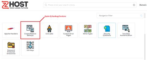 Hướng Dẫn Sử Dụng Tính Năng Create Restore Backups Trên Directadmin Chuyên Cung Cấp Tên Miền