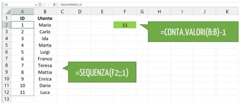Funzione Sequenza Excel 3 Semplici Esempi Excel Per Tutti
