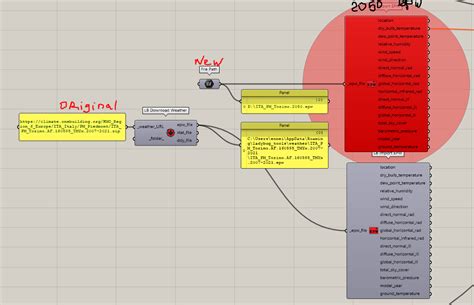 custom epw file import in ladybug grasshopper from pc folder ladybug