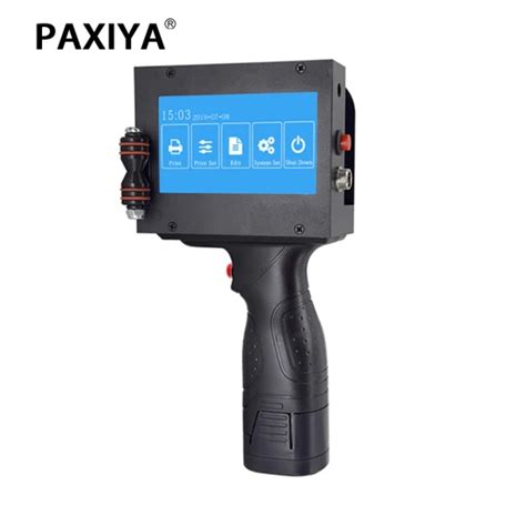 Handheld Portable Inkjet Printer Expiration Date Batch Code Time Series Number Marking