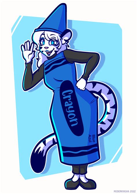 Blue Crayon — Weasyl