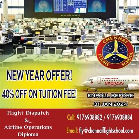 Flight Dispatch And Airline Operations Course At ₹ 118000 Course In Chennai Id 2853204108973