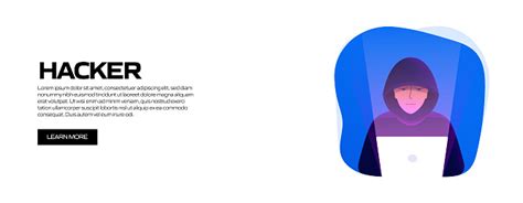 해커 웹 사이트 배너 광고 및 마케팅 자료 온라인 광고 비즈니스 프리젠 테이션 등에 대한 컴퓨터 범죄 개념 벡터 일러스트 레이션