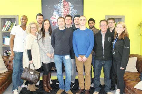 Lanway Training At Ukfast Day Two Aaron Saxton Ukfast Jennie Henderson Nico Serventi Amber