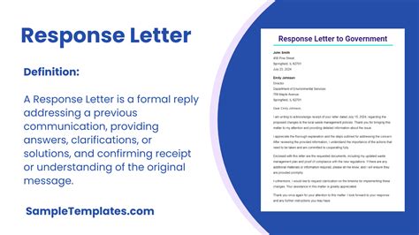 Business Reply Letter Format