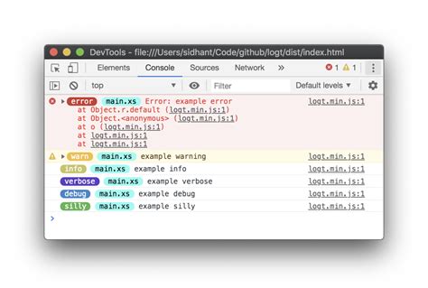 GitHub Sidhantpanda Logt A Colourful Logger For The Browser