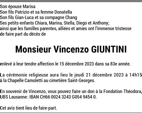 Vincenzo Giuntini Hommages