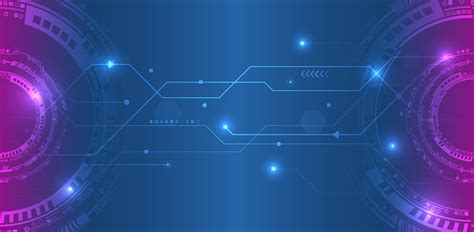 디지털 통신 데이터 보호 하이테크 프리젠 테이션 과학 표지 추상 파란색 미래 배경 이루어져 있는 와 Printing Circuit 기판 Circles 와 Others