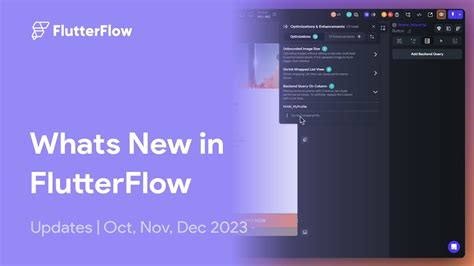 Whats New In Flutterflow Oct Nov Dec 2023 Youtube