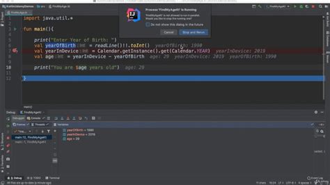 44 Debug Your Code Step By Step In Kotlin Youtube