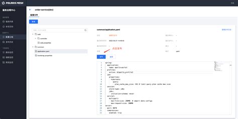 配置分组 polarismesh