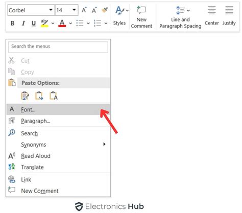 How To Change The Default Font In Microsoft Word Electronicshub