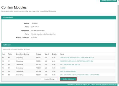 Module Registration Support And Information Zone