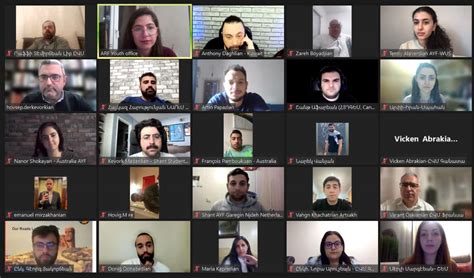 ՀՅԴ Աշխարհասփիւռ Երիտասարդական Ուսանողական Եւ Պատանեկան Միութիւններու Վարչութեանց Առցանց