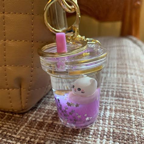 Liquid Keychain Etsy