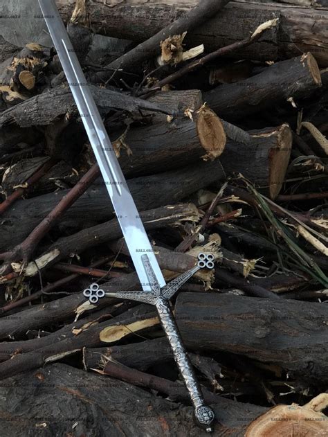 Handmade Scottish Claymore Sword Highland Claymore T Black