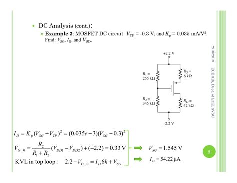 Mosfet Transistor Circuit Analysis At Wilfred Mccarty Blog