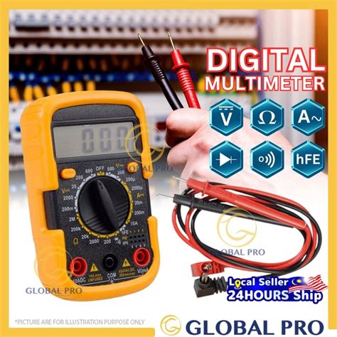 Mini Pocket Digital Multimeter Lcd Backlight Volt Meter Ammeter Voltmeter Amps Ohms Ac Dc Ohm
