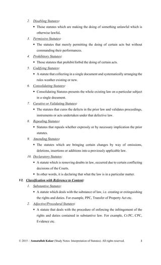Chap 02 Types Of Statutes Pdf