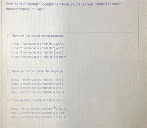 solved there are four complementation groups group 1