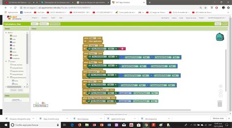 Actividades Técnico Sistemas Daniel Fernando Diaz Cristiano App Inventor