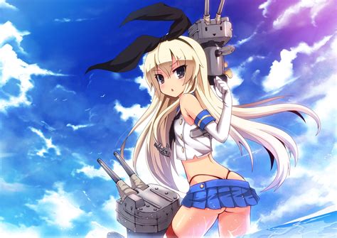 艦隊これくしょん 艦これ 【島風連装砲ちゃん】 壁紙