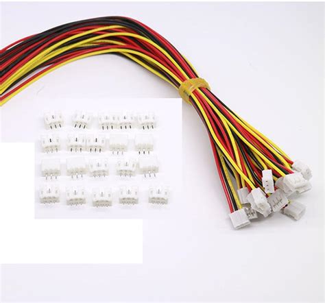 10 Sets Mini Micro Jst 2 0 Ph 3 Pin Connector Plug Male With 150mm Cable And Female Bigamart